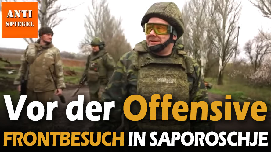 Vor der Offensive: Frontbesuch in Saporoschje jetzt im Stream bei ...